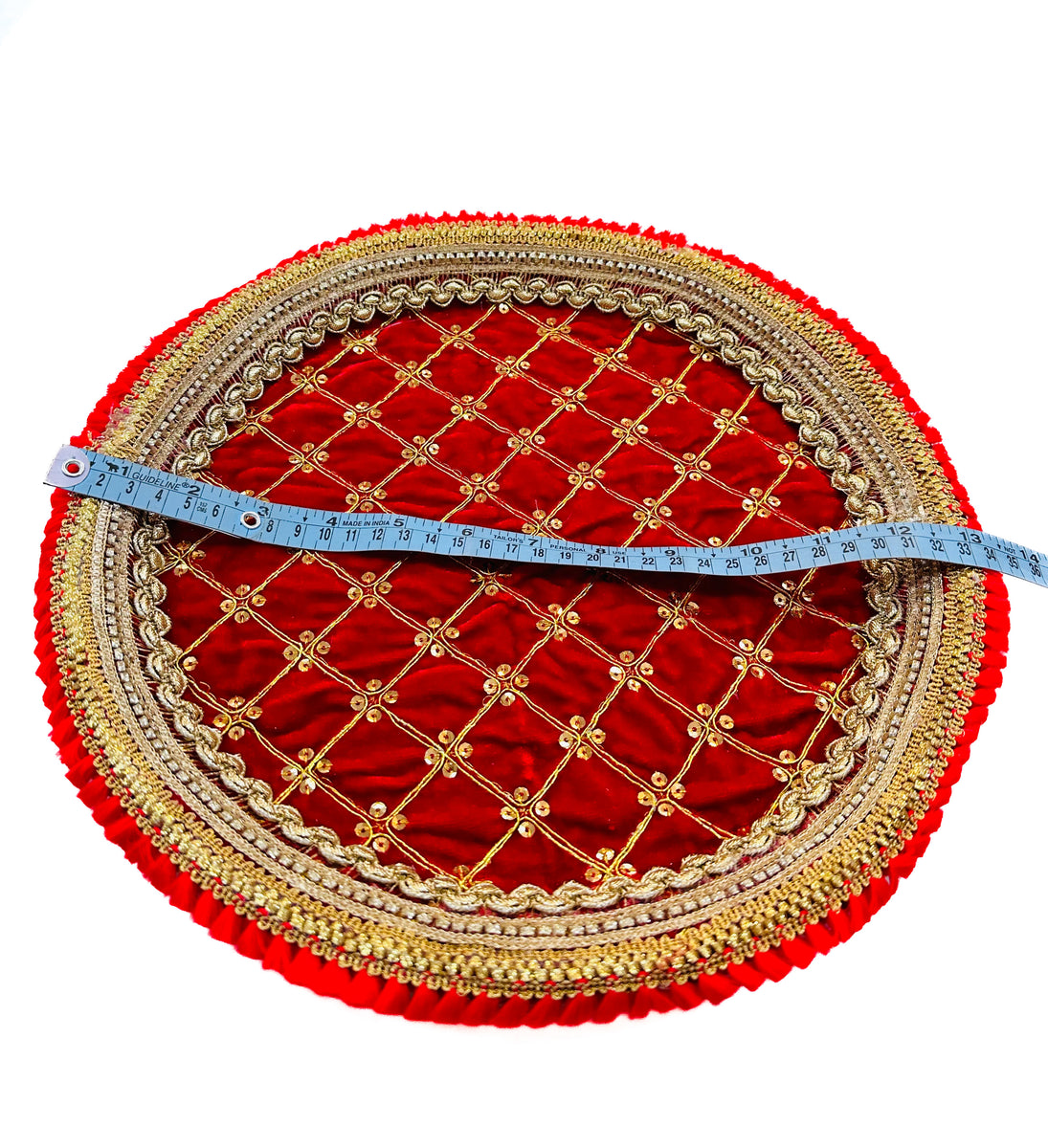 Golden work beautiful Thali & Thaal– Saheli Ethnic Indian Wear