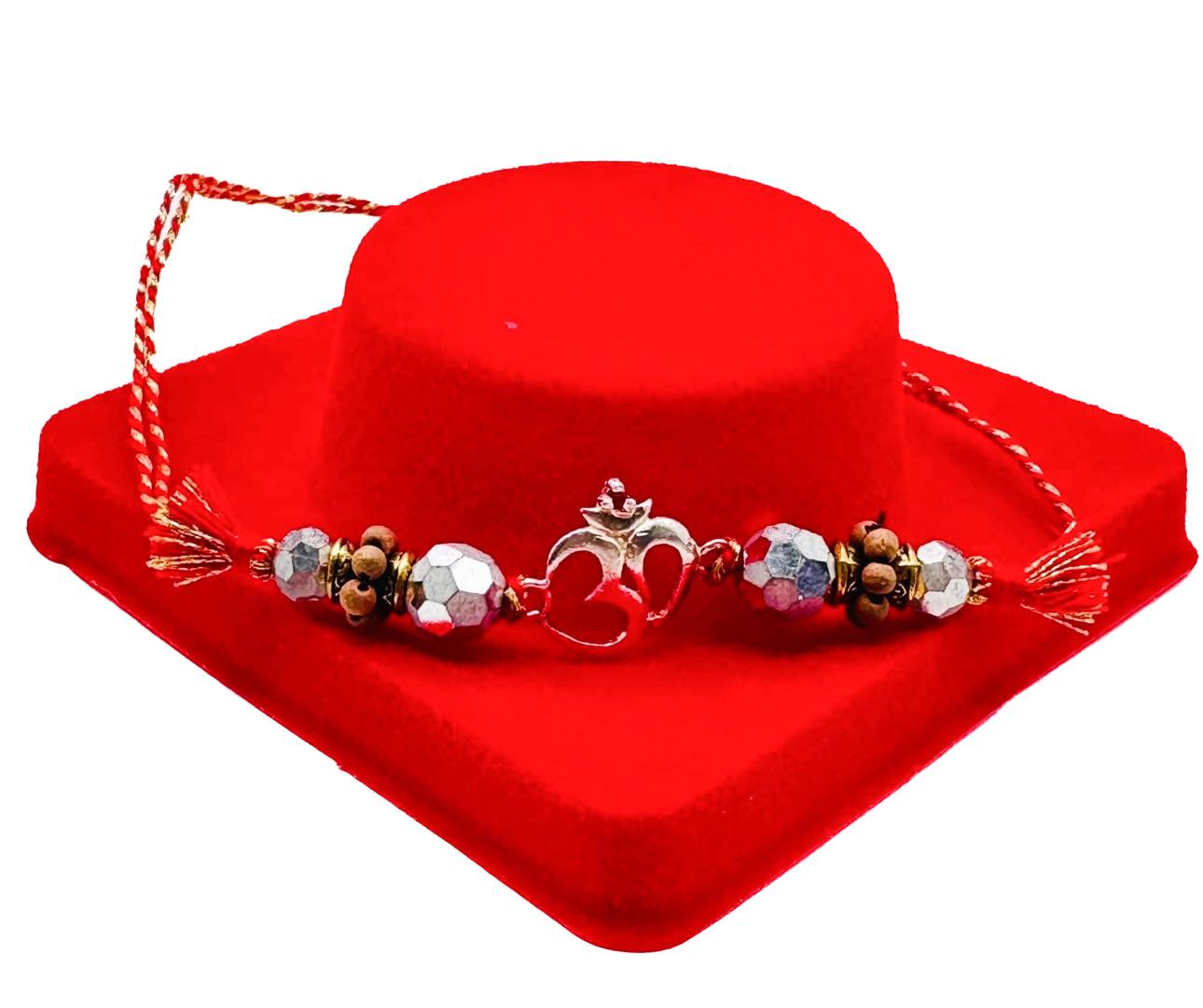 Original Silver made Om Symbol Beautiful Rakhi– Saheli Ethnic Indian Wear