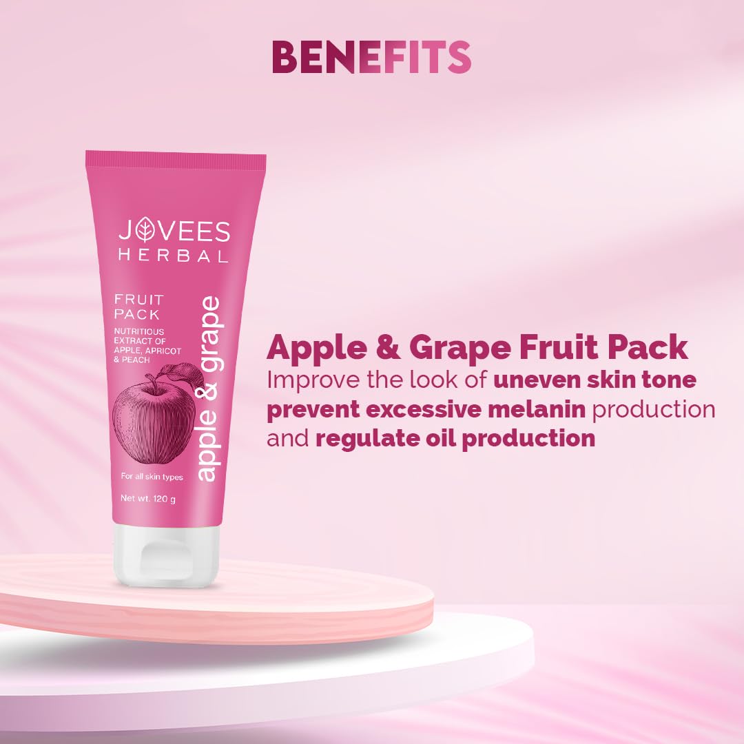 Jovees Skin Rejuvenating Fruit Facial Pack - 120 Gms– Saheli Ethnic ...