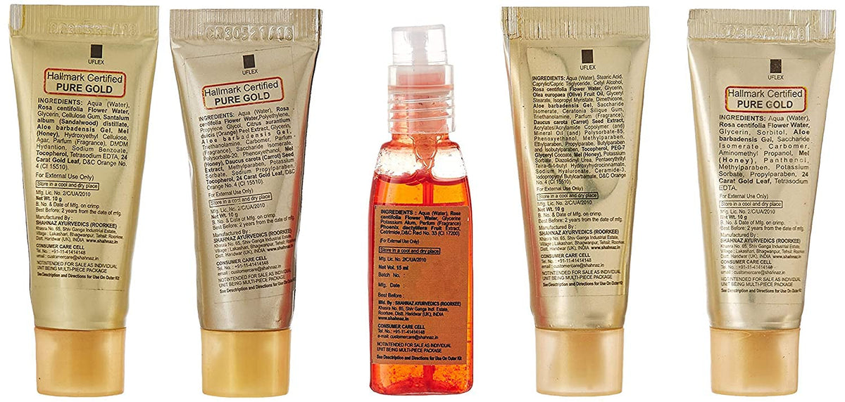 Shahnaz Husain Gold Facial Kit– Saheli Ethnic Indian Wear