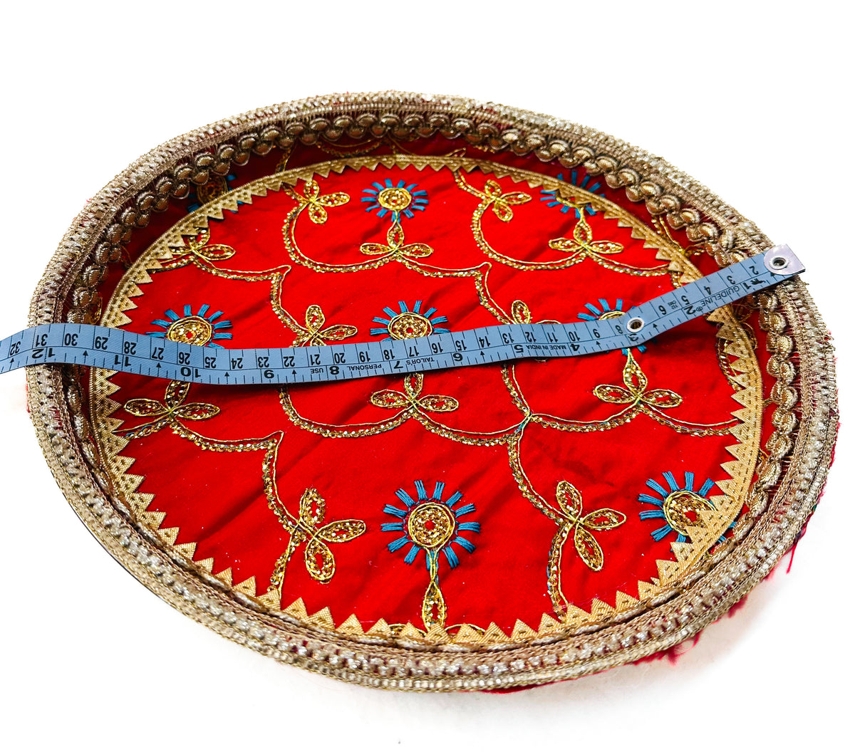 Golden work beautiful Thali & Thaal– Saheli Ethnic Indian Wear