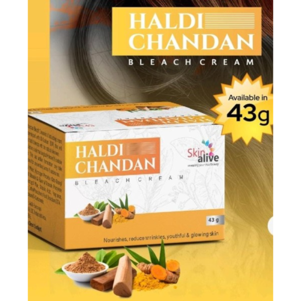 Skin Alive SA Haldi Chandan Bleach Cream 43g– Saheli Ethnic Indian Wear