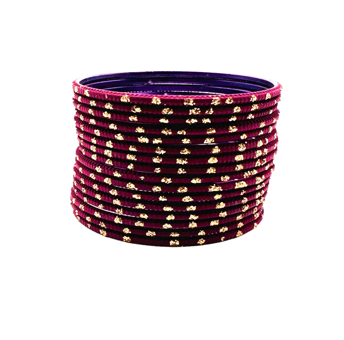 Wine color kids plain Metal bangles (2 dozen in one pack)– Saheli ...