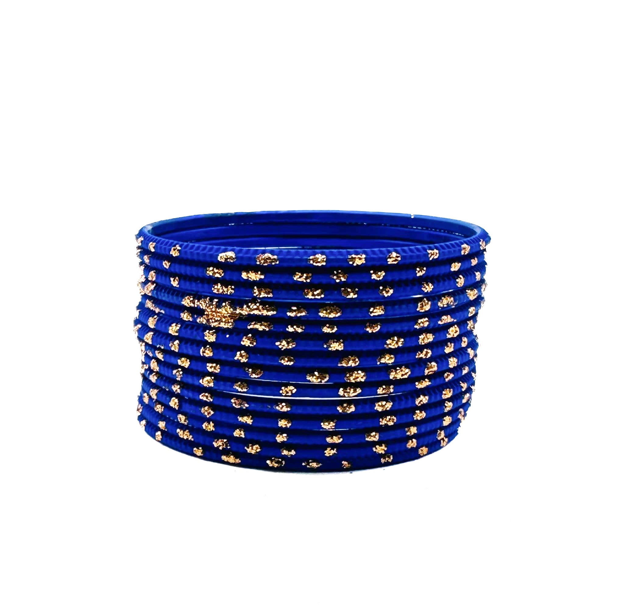 Royal Blue color kids plain Metal bangles (2 dozen in one pack)– Saheli ...