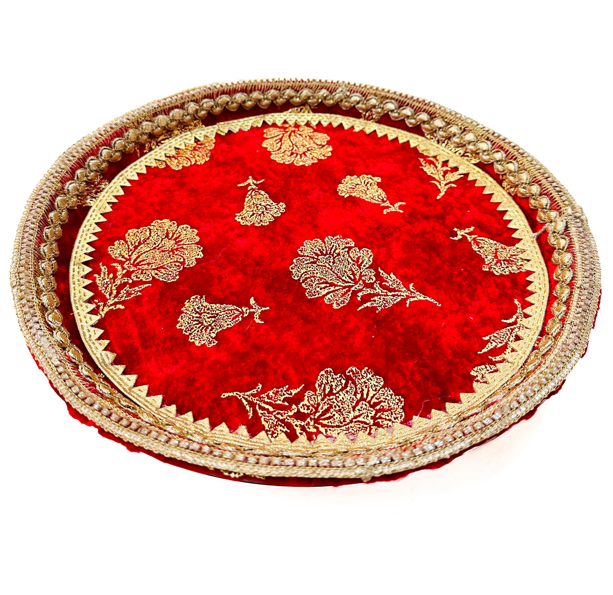 Golden work beautiful Thali & Thaal– Saheli Ethnic Indian Wear