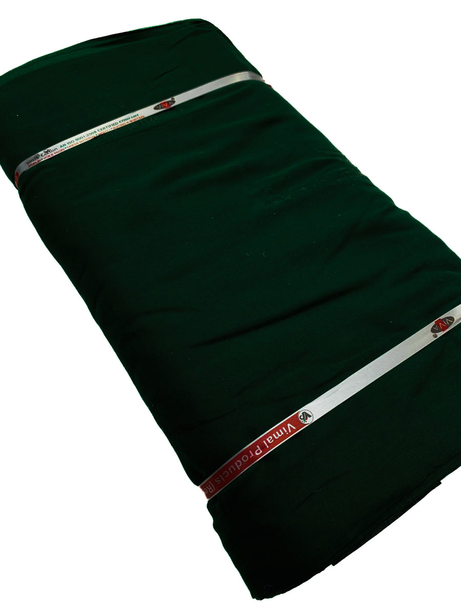 Dark Kai Green colour pure Full Voile turban fabric ($5 Per Meter ...