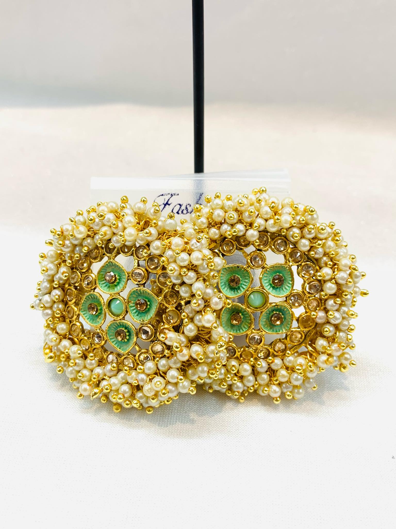 Big round topus with meena work– Saheli Ethnic Indian Wear