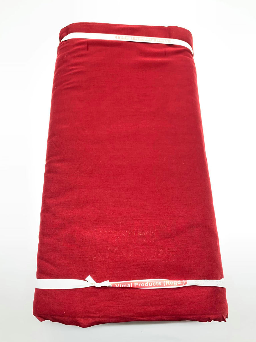 Pure full Voile turban fabric in Mehroon colour ($5 Per Meter)– Saheli ...