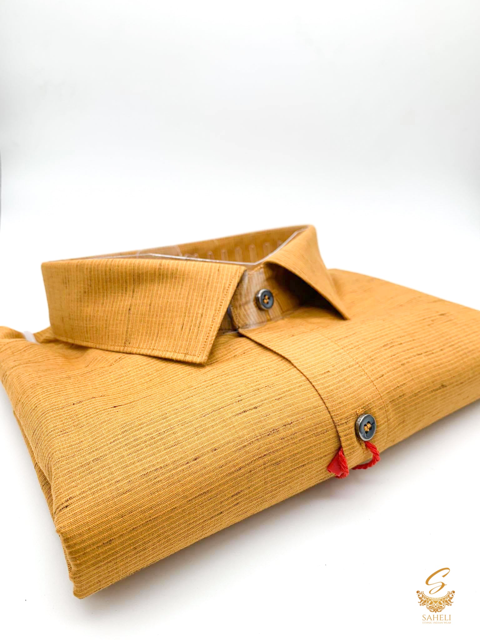 Mustrad colour soft cotton shirt– Saheli Ethnic Indian Wear