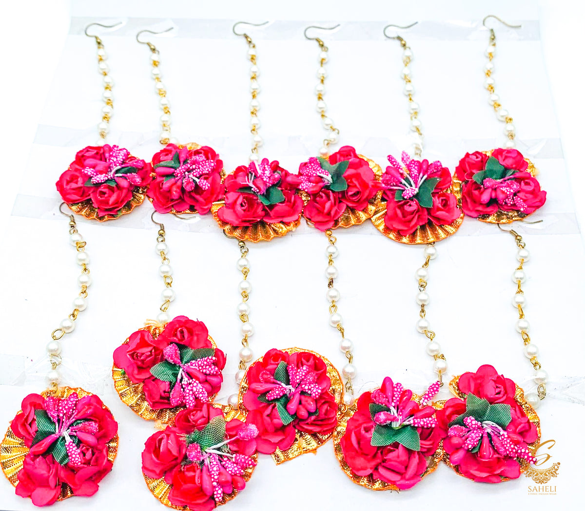 Floral Tikke For Haldi (price Each Tikka)– Saheli Ethnic Indian Wear