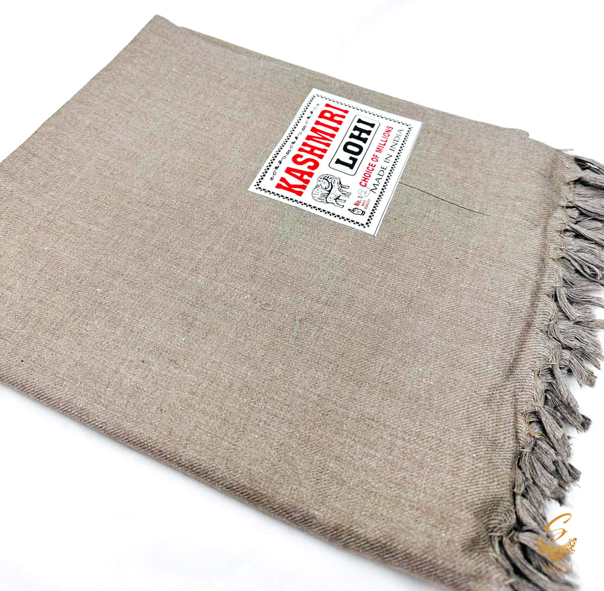 Men's Plain pure Woollen KASHMIRI Lohi/Shawl– Saheli Ethnic Indian Wear